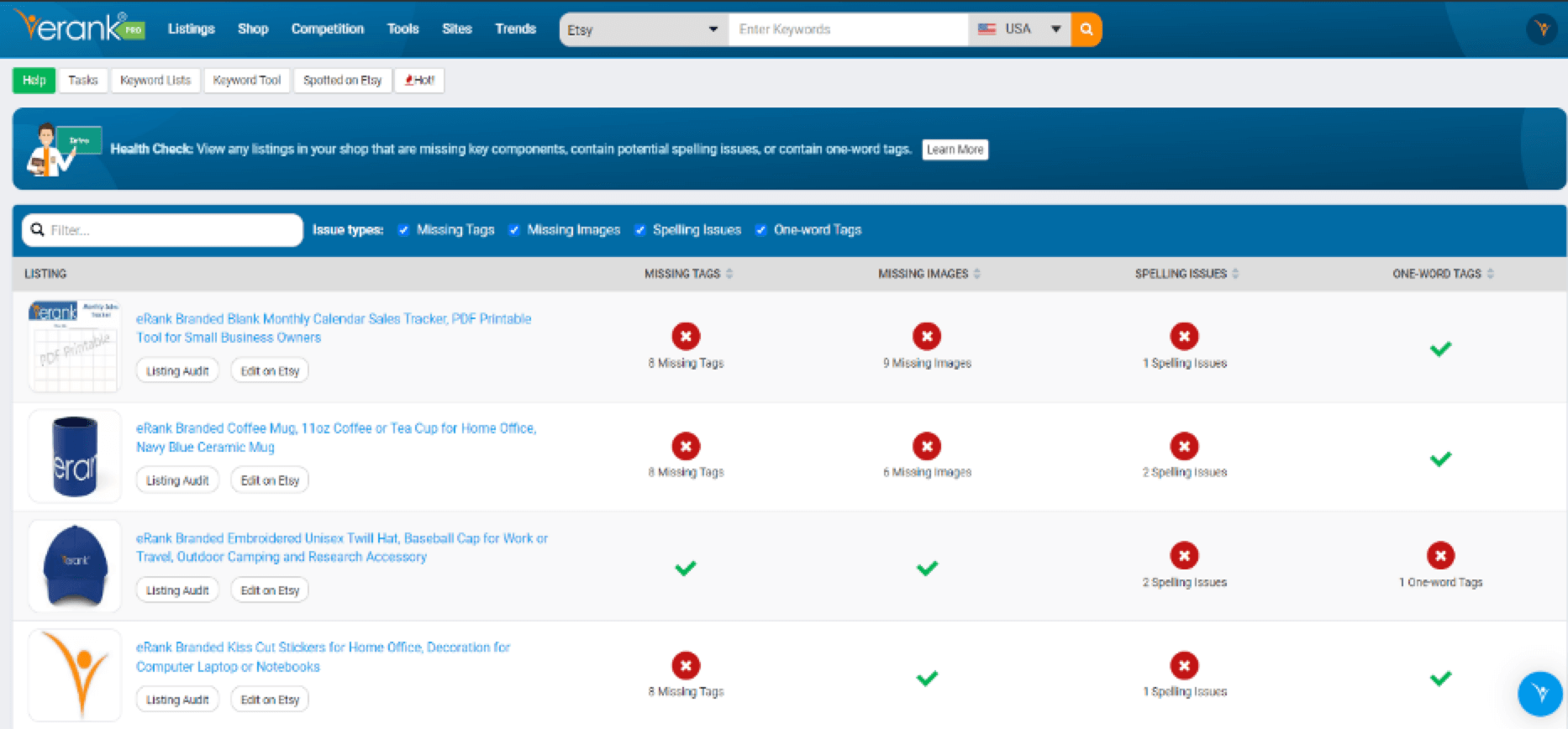 The Benefits of Connecting Your Etsy Shop to eRank - eRank Help