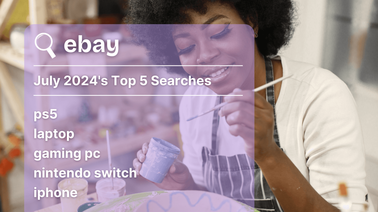 eRank Help - eBay Trending Searches July 2024